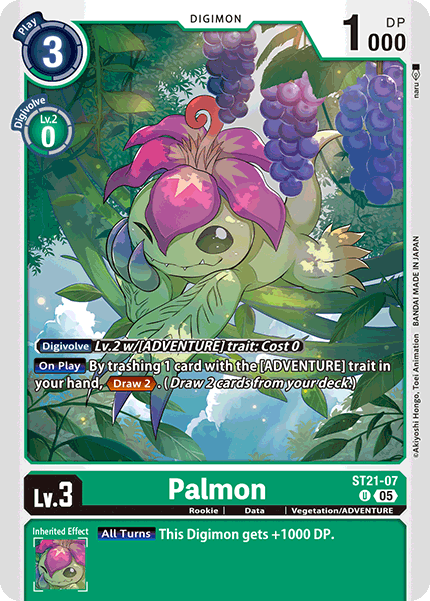 Palmon (ST21-07) | DigimonCardGame Wiki | Fandom