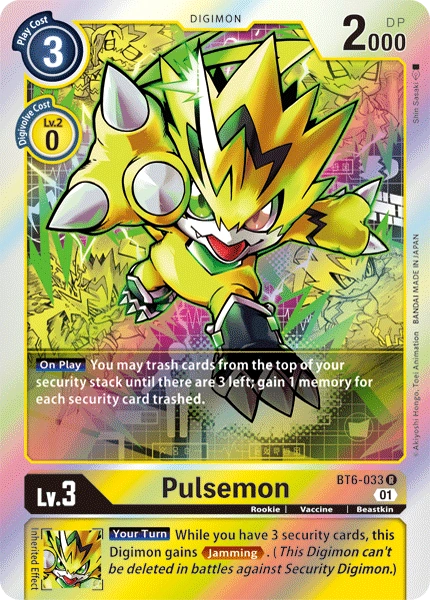 Pulsemon (BT6-033) | DigimonCardGame Wiki | Fandom