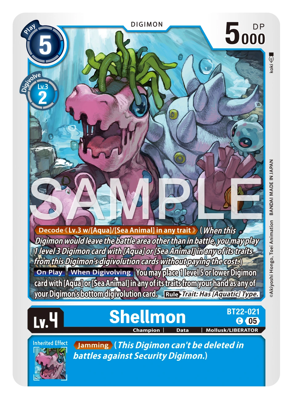 Shellmon (BT22-021) | DigimonCardGame Wiki | Fandom