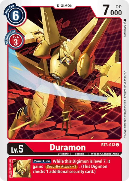 Duramon (BT3-013) | DigimonCardGame Wiki | Fandom