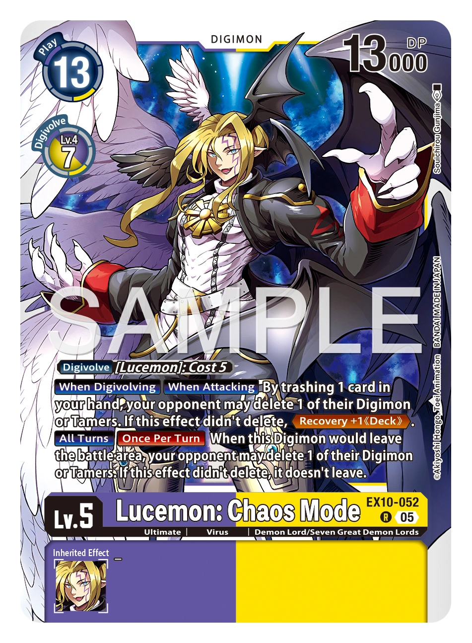 Lucemon: Chaos Mode (EX10-052) | DigimonCardGame Wiki | Fandom