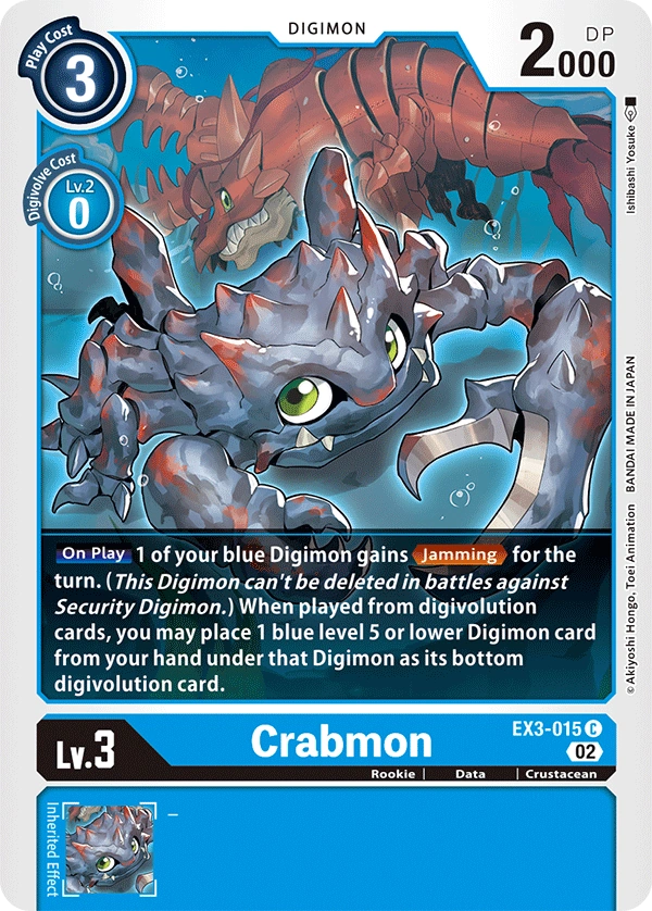 Crabmon (EX3-015) | DigimonCardGame Wiki | Fandom