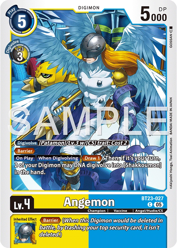 Angemon (BT23-027) | DigimonCardGame Wiki | Fandom