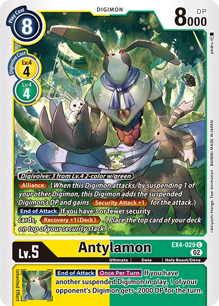 Antylamon (EX4-029) | DigimonCardGame Wiki | Fandom