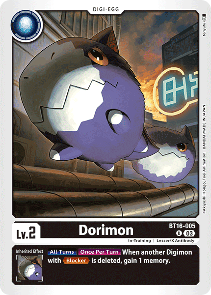 Dorimon (BT16-005) | DigimonCardGame Wiki | Fandom