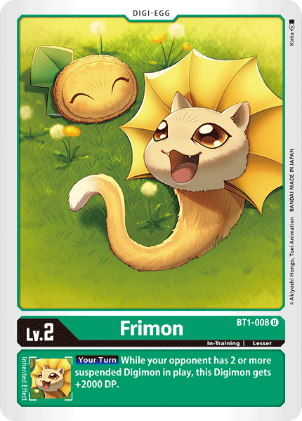 Frimon (BT1-008) | DigimonCardGame Wiki | Fandom