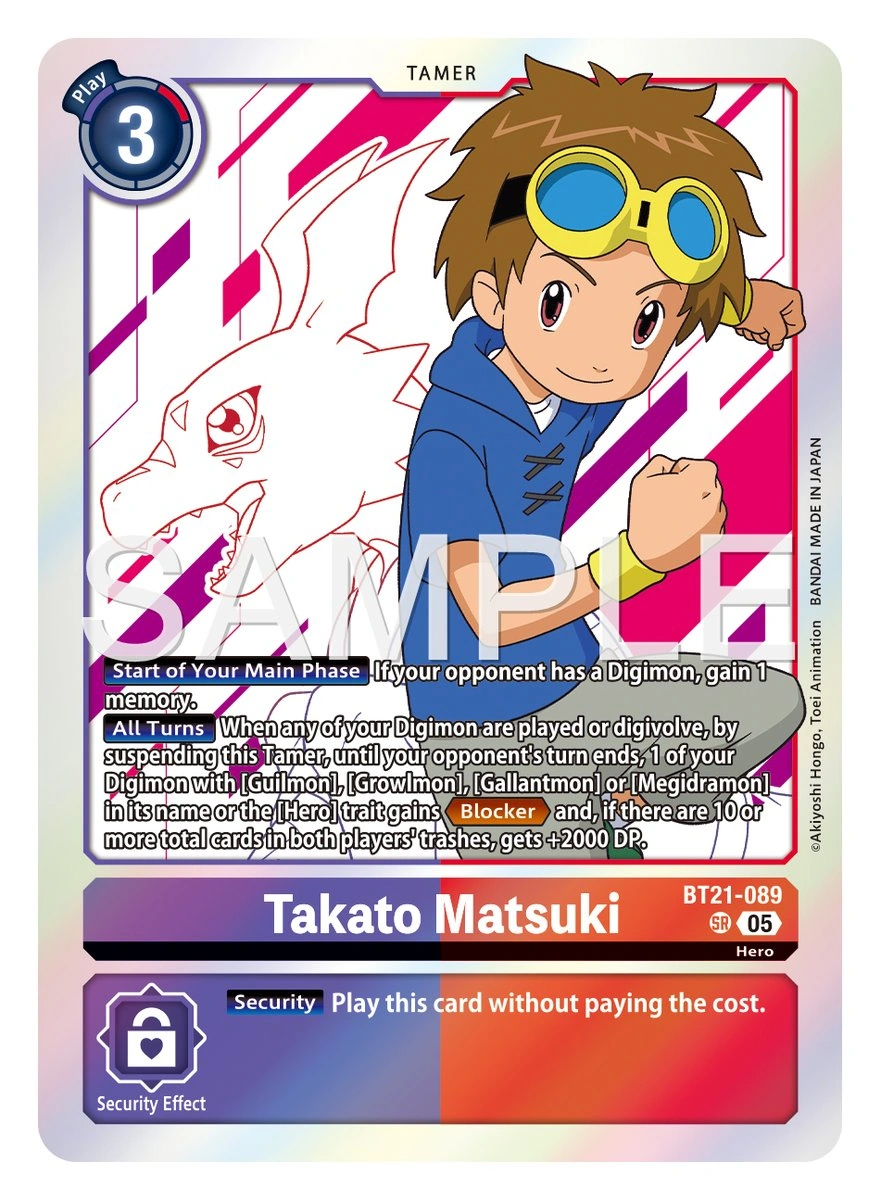 Takato Matsuki (BT21-089) | DigimonCardGame Wiki | Fandom