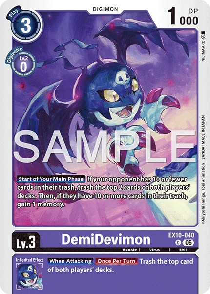 DemiDevimon (EX10-040) | DigimonCardGame Wiki | Fandom