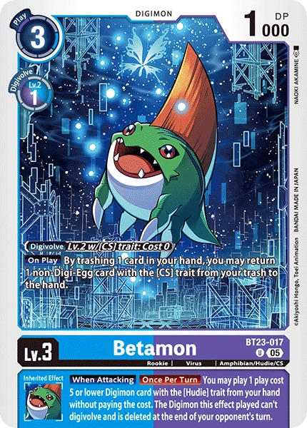 Betamon (BT23-017) | DigimonCardGame Wiki | Fandom