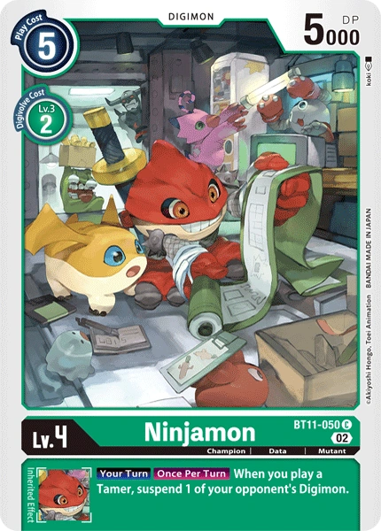 Ninjamon (BT11-050) | DigimonCardGame Wiki | Fandom