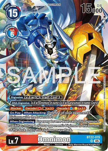 Omnimon (BT22-015) | DigimonCardGame Wiki | Fandom