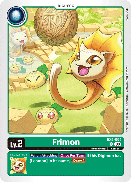 Frimon (EX5-004) | DigimonCardGame Wiki | Fandom