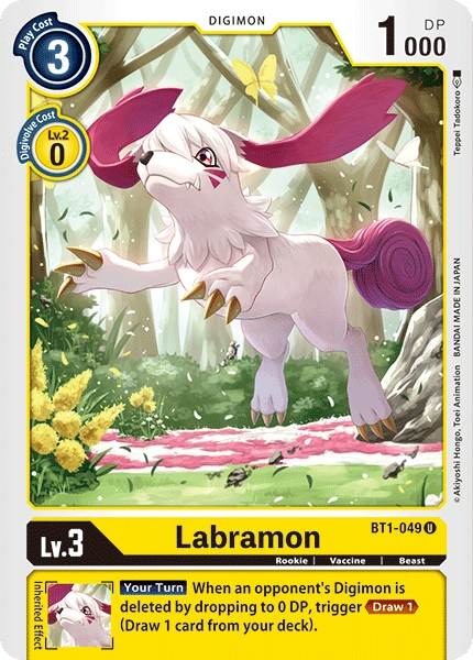 Labramon (BT1-049) | DigimonCardGame Wiki | Fandom