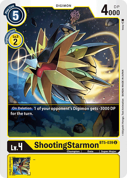 ShootingStarmon (BT5-039) | DigimonCardGame Wiki | Fandom