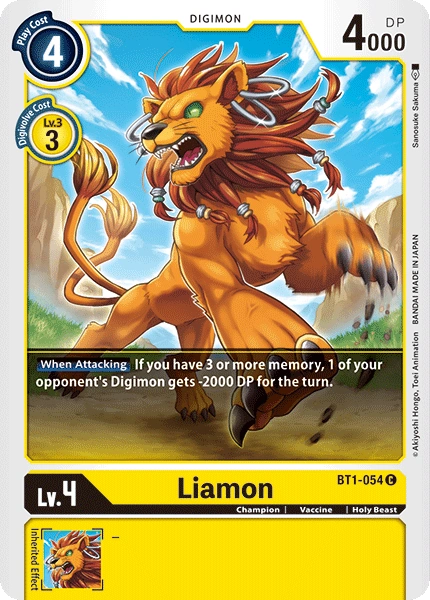 Liamon (BT1-054) | DigimonCardGame Wiki | Fandom