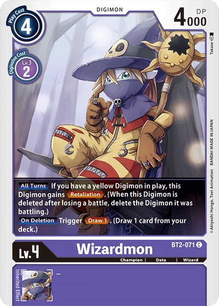 Wizardmon (BT2-071) | DigimonCardGame Wiki | Fandom