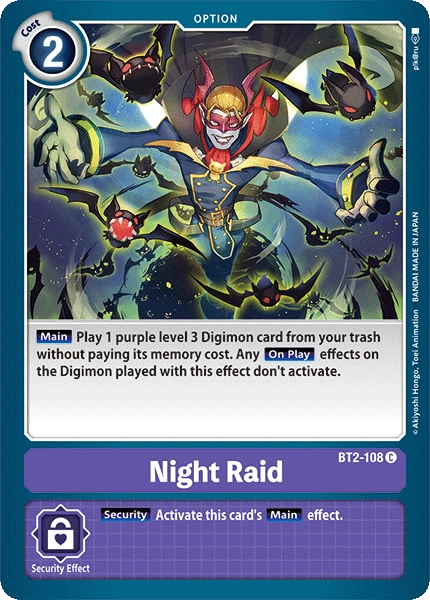 Night Raid (BT2-108) | DigimonCardGame Wiki | Fandom