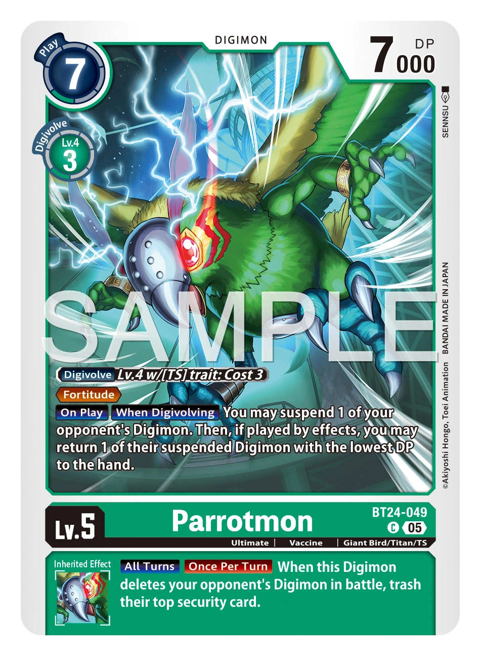 Parrotmon (BT24-049) | DigimonCardGame Wiki | Fandom
