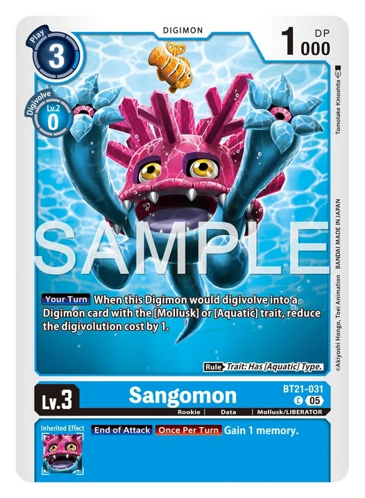 Sangomon (BT21-031) | DigimonCardGame Wiki | Fandom