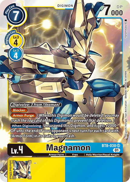 Magnamon (BT8-038) | DigimonCardGame Wiki | Fandom