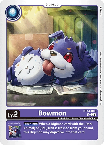 Bowmon (BT14-006) | DigimonCardGame Wiki | Fandom