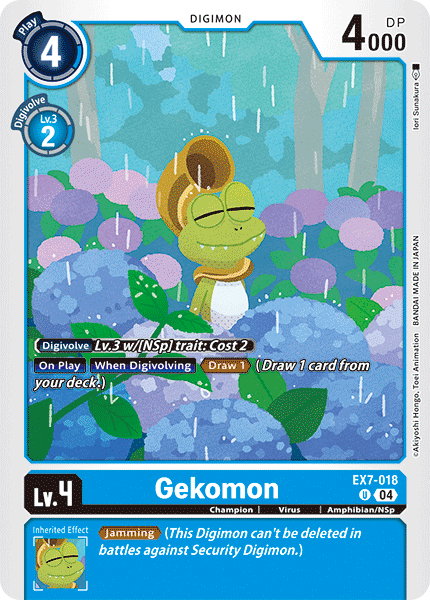 Gekomon (EX7-018) | DigimonCardGame Wiki | Fandom