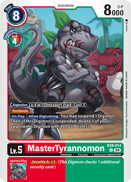 MasterTyrannomon (EX8-014) | DigimonCardGame Wiki | Fandom
