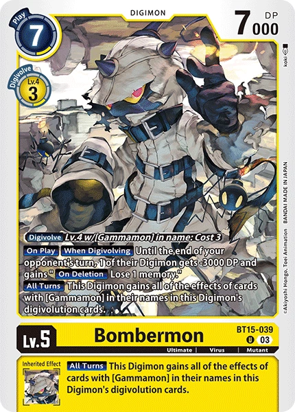 Bombermon (BT15-039) | DigimonCardGame Wiki | Fandom