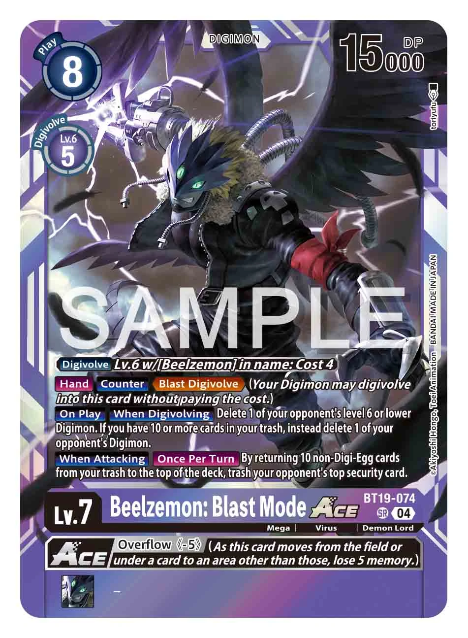 Beelzemon: Blast Mode (BT19-074) | DigimonCardGame Wiki | Fandom