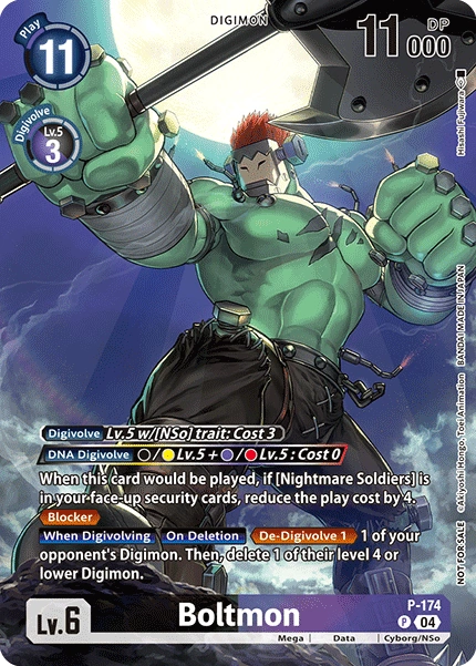 Boltmon (P-174) | DigimonCardGame Wiki | Fandom