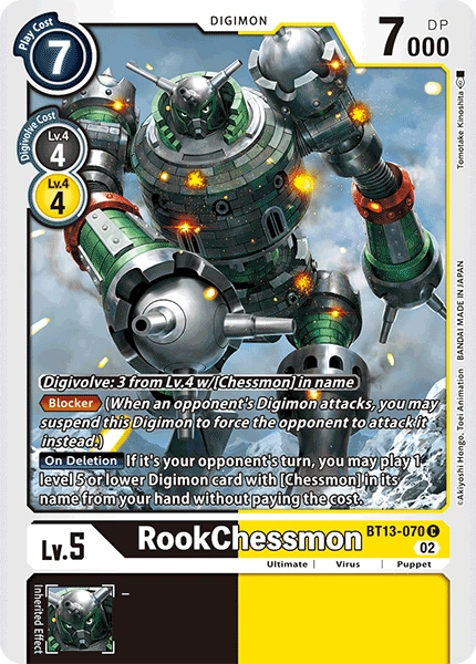 RookChessmon (BT13-070) | DigimonCardGame Wiki | Fandom