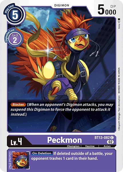 Peckmon (BT13-082) | DigimonCardGame Wiki | Fandom