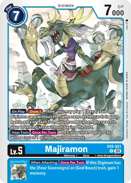 Majiramon (EX5-021) | DigimonCardGame Wiki | Fandom