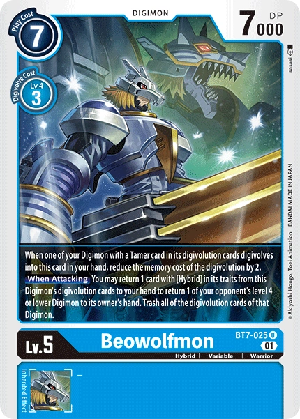 Beowolfmon (BT7-025) | DigimonCardGame Wiki | Fandom