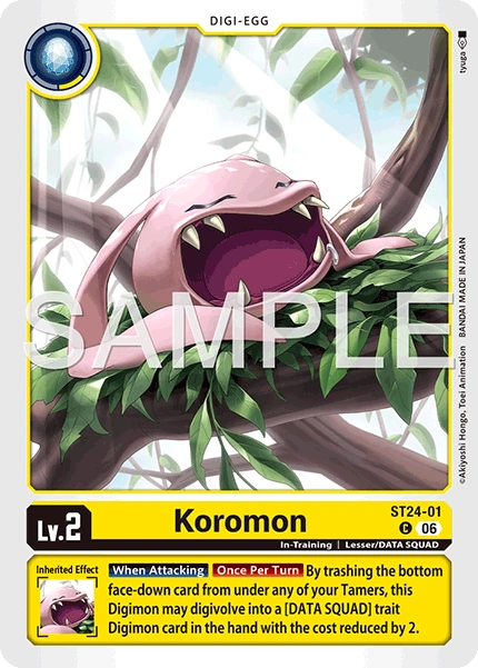 Koromon (ST24-01) | DigimonCardGame Wiki | Fandom