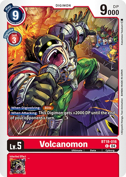 Volcanomon (BT18-016) | DigimonCardGame Wiki | Fandom