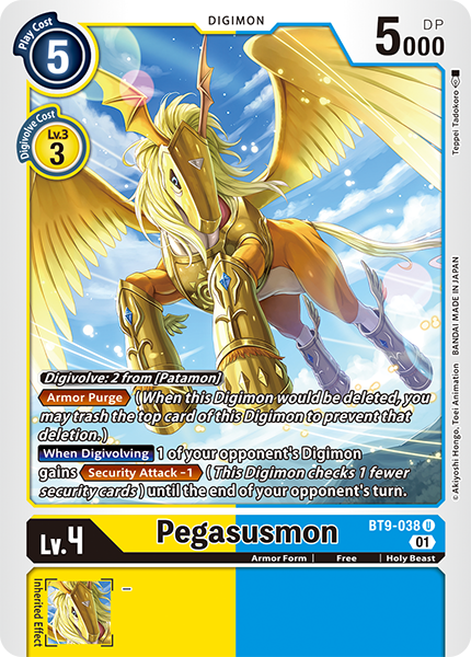 Pegasusmon (BT9-038) | DigimonCardGame Wiki | Fandom