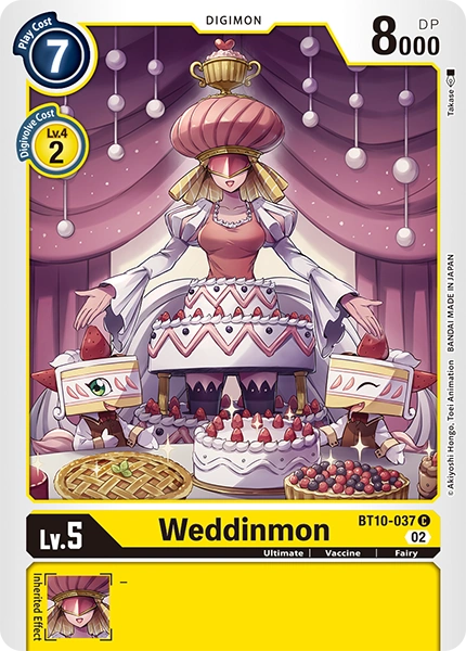 Weddinmon (BT10-037) | DigimonCardGame Wiki | Fandom