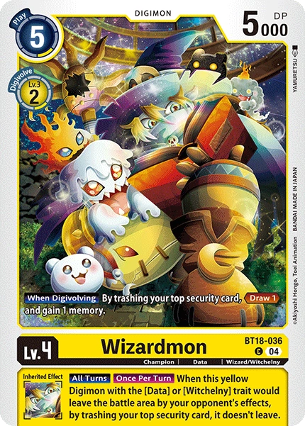 Wizardmon (BT18-036) | DigimonCardGame Wiki | Fandom