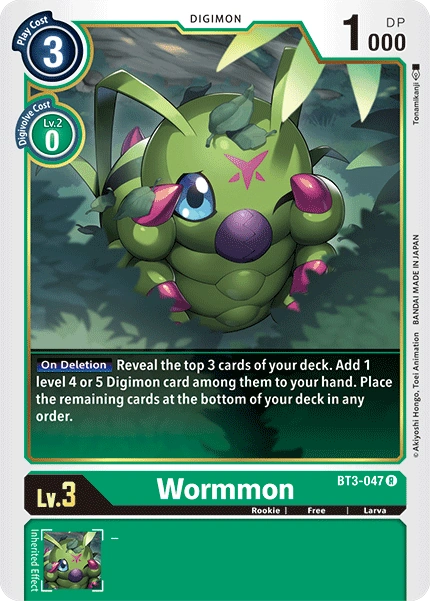 Wormmon (BT3-047) | DigimonCardGame Wiki | Fandom