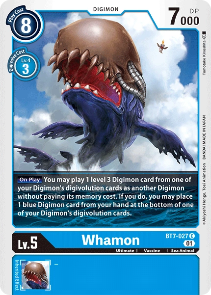 Whamon (BT7-027) | DigimonCardGame Wiki | Fandom
