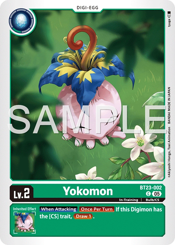 Yokomon (BT23-002) | DigimonCardGame Wiki | Fandom