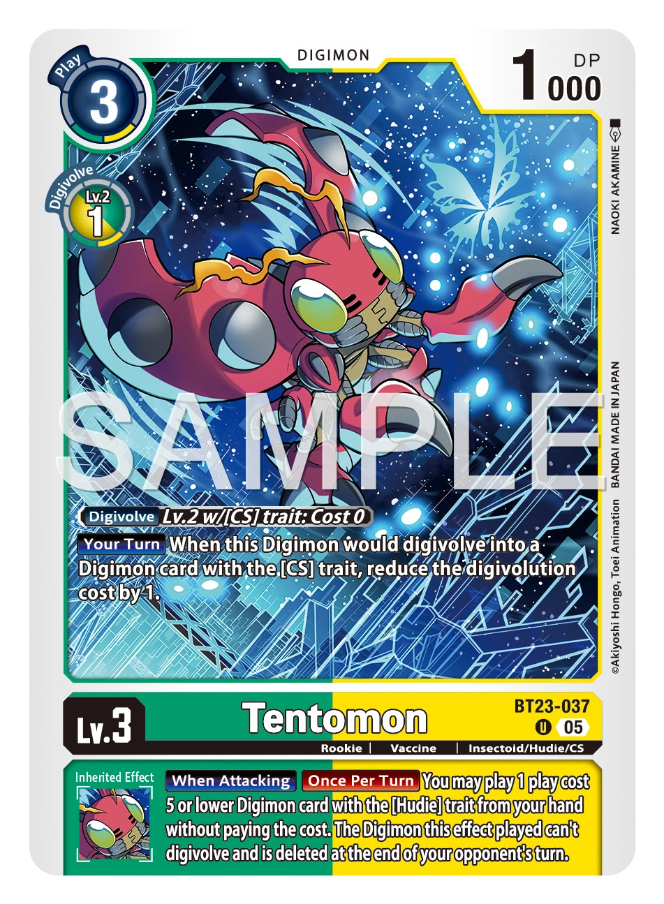 Tentomon (BT23-037) | DigimonCardGame Wiki | Fandom