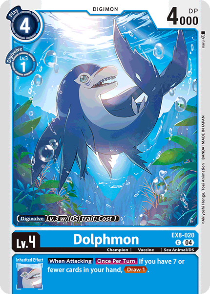 Dolphmon (EX8-020) | DigimonCardGame Wiki | Fandom