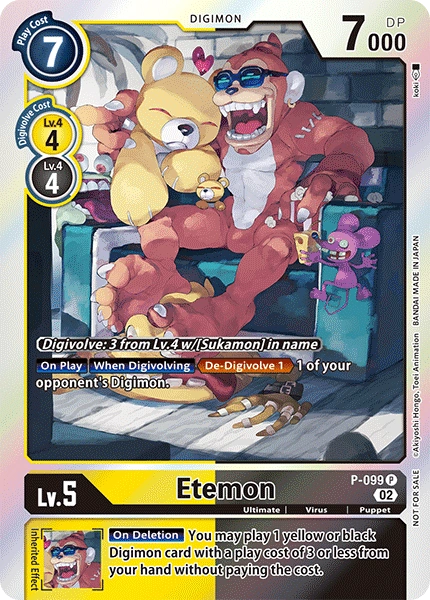 Etemon (P-099) | DigimonCardGame Wiki | Fandom