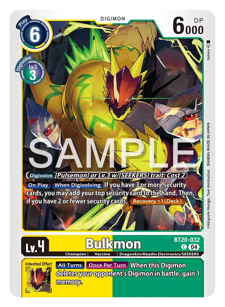 Bulkmon (BT20-032) | DigimonCardGame Wiki | Fandom