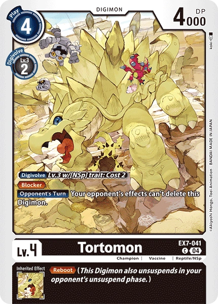 Tortomon (EX7-041) | DigimonCardGame Wiki | Fandom