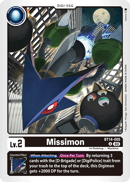 Missimon (BT14-005) | DigimonCardGame Wiki | Fandom