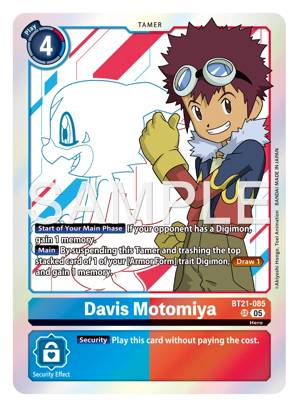 Davis Motomiya (BT21-085) | DigimonCardGame Wiki | Fandom