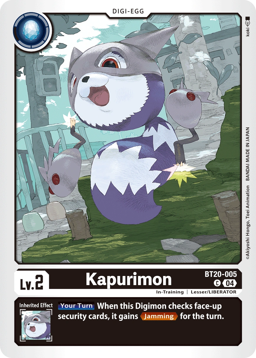 Kapurimon (BT20-005) | DigimonCardGame Wiki | Fandom